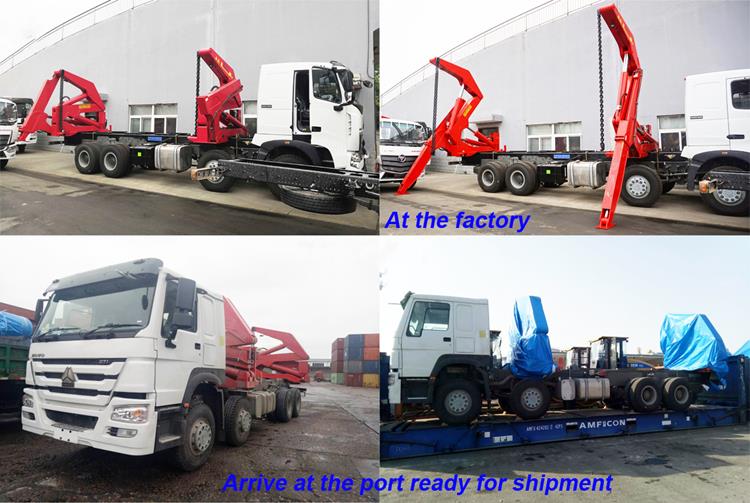 20ft 40ft Container Side Loader Truck Trailer for Sale In Guinea