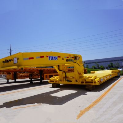 Heavy Duty Removable Lowboy Gooseneck Trailer for Sale in Ghana